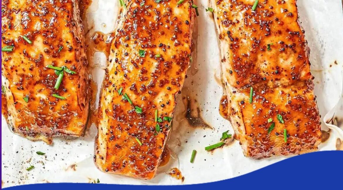 Get festive with this Maple-Mustard Glazed Sheet Pan Salmon - Sea West News